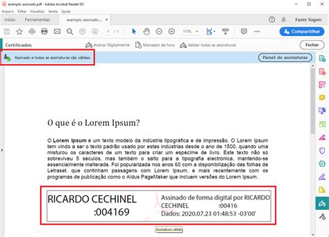 Passo A Passo Para Assinar Documento Pdf Certificado Digital