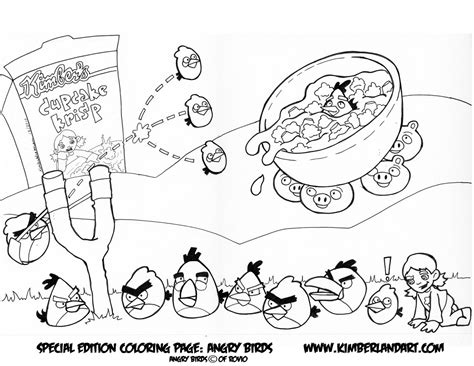 Dibujo De Angry Birds Para Colorear Y Pintar 10345