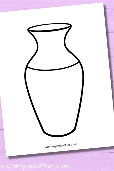 Vase Templates Free Printables