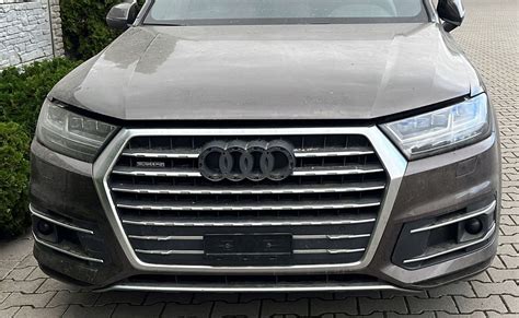 KOMPLETNY PRZÓD AUDI Q7 4M MASKA BLOTNIK ZDERZAK PAS MATRIX 3 0 TDI