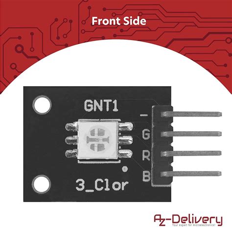 Azdelivery X Ky Rgb Led Smd Module Sensor Compatibel Met Arduino
