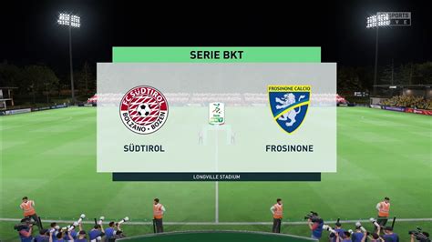 FIFA 23 Südtirol vs Frosinone Longville Stadium Gameplay YouTube