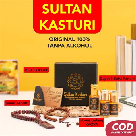 Jual COD 100 ORIGINAL SULTAN KASTURI Minyak Sultan Kasturi Kasturi