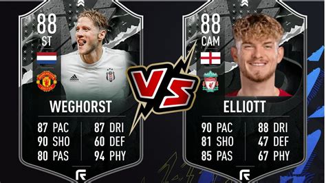 WHO TO CHOOSE SHOWDOWN WEGHORST 88 VS ELLIOT 88 SBC FIFA 23 ULTIMATE