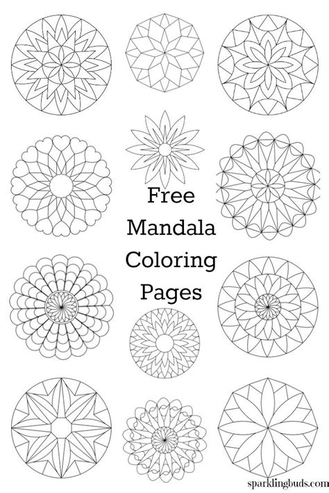 Step By Step Free Printable Dot Mandala Patterns
