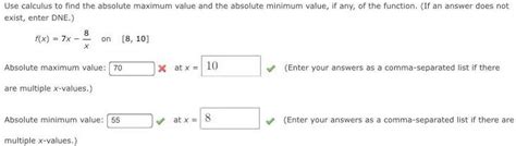 [answered] use calculus to find the absolute maximum value and the math kunduz