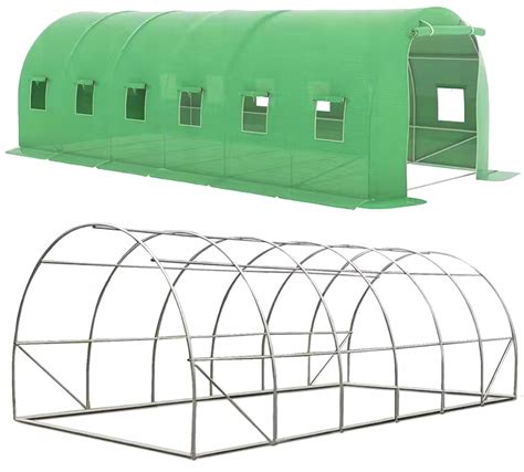 TUNEL FOLIOWY OGRODOWY SZKLARNIA 6x3x2m FOLIA NA WARZYWA OWOCE UV 4