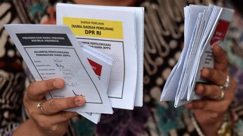 Surat Suara Di Pemilu Indonesia Baik Buickcafe