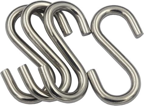 Amazon Hamineler Pack Stainless Steel S Shaped Hooks Inch