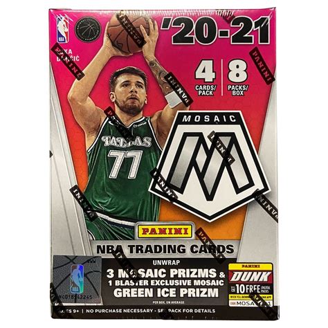 2020 21 Panini Mosaic Basketball Factory Sealed Blaster Box Fanatics