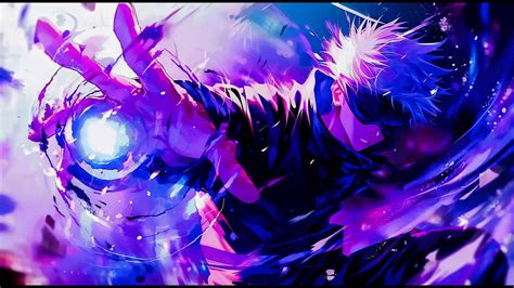 Gojo Hollow Purple Live Wallpaper