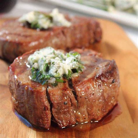 Grilled Filet Mignon With Herb Garlic Butter 2 Cookin Mamas