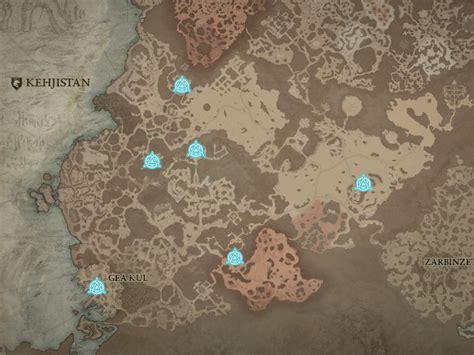 Diablo 4 A Complete Guide To Kehjistan Kehjistan Map