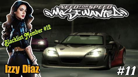 Hot Blacklist 12 Isabel Diaz Izzy Mazda RX 8 Need For Speed