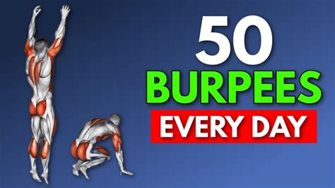 How 50 Burpees Every Day Will Completely Change Your Body YouTube