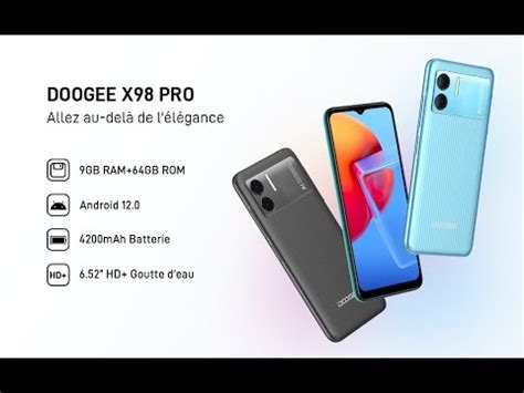 DOOGEE X98 Pro déballage et prise en Mains YouTube