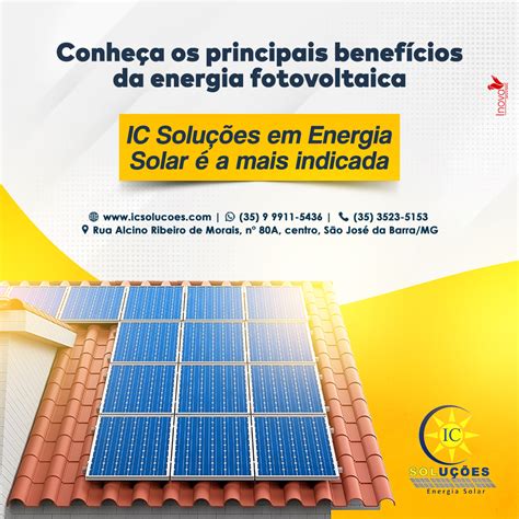 Conheça os principais benefícios da energia fotovoltaica IC Soluções