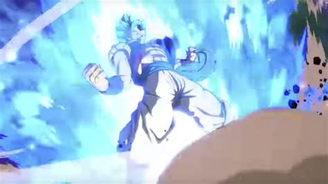 Así luce Gogeta Super Saiyajin Blue en acción en Dragon Ball FighterZ