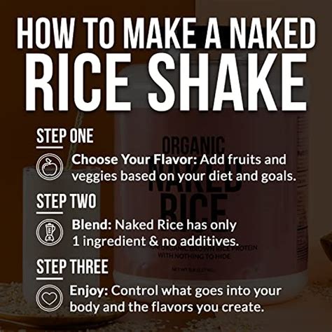 Naked Nutrition Naked Rice Organic Brown Rice Protein Powder Vegan