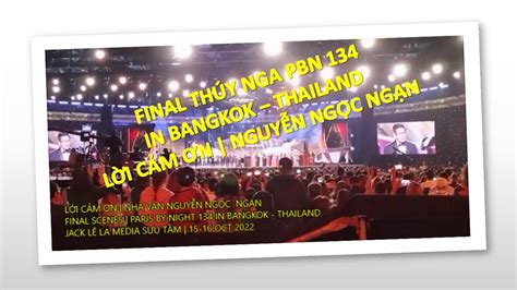 LỜI CẢM ƠN NHÀ VĂN NGUYỄN NGỌC NGẠN FINAL THÚY NGA PBN 134 IN