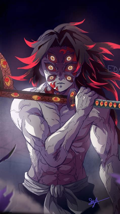Kokushibo Fan Art Asesino De Demonios Demonio Kimetsu No Yaiba The