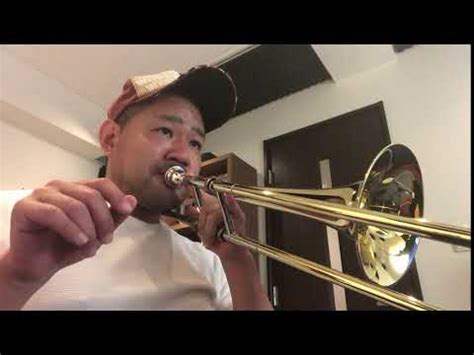 Play the scale of Bb major without the use of Slide スライドを使わずに音階を吹く