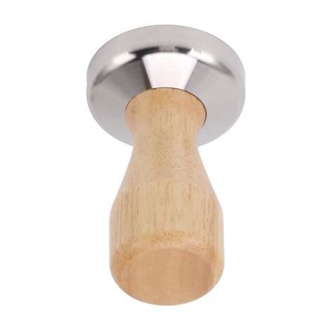 Tamper à café en acier inoxydable 304 avec manche en bois TMISHION