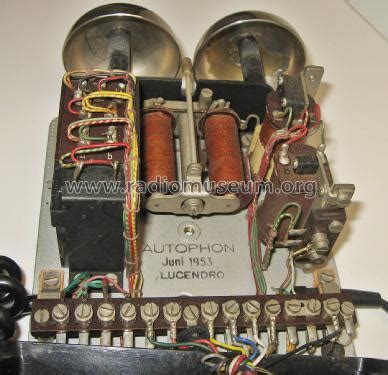 Tischstation Mod 29 HF TR Telephony Autophon AG Inkl Radiomuseum Org
