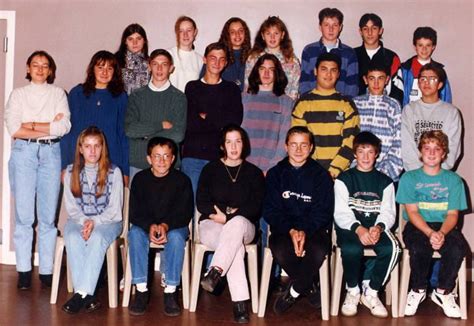 Photo de classe 3e Thalès de 1996 Collège Henry Dunant Copains d avant
