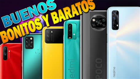Los MEJORES CELULARES BARATOS Y BUENOS Que Puedes Comprar 2021 GAMA