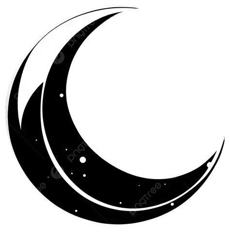 Design De Adesivo De Lua PNG Lua Espaço Lua Crescente Imagem PNG e