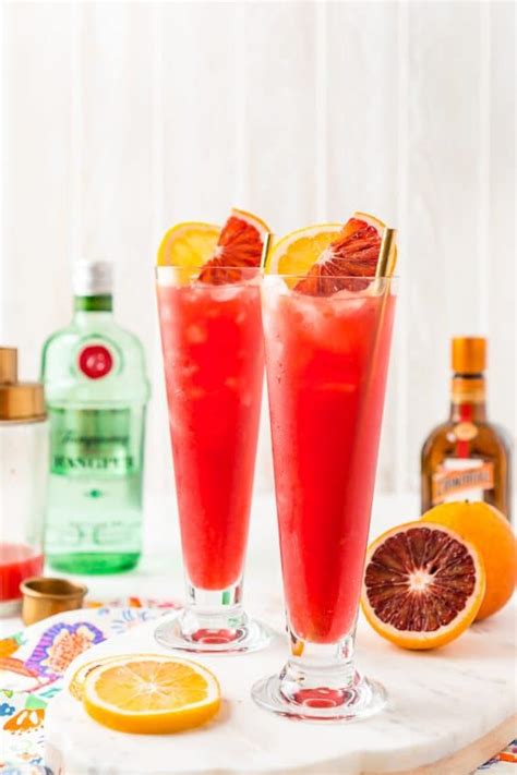 Gin And Blood Orange Cocktail Recipe Sugar Soul