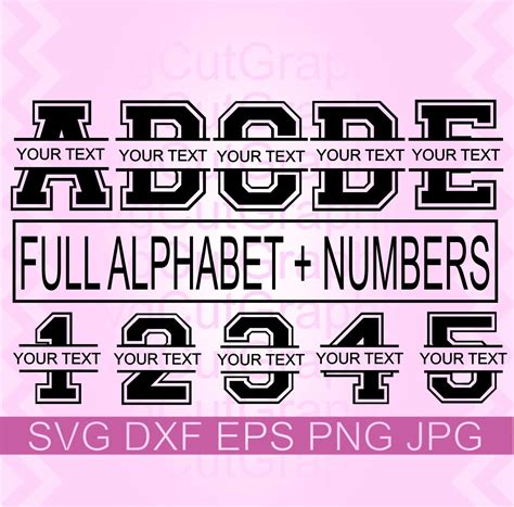 Varsity Font Svg Svg Files College Font Letters Svg Sport Images And