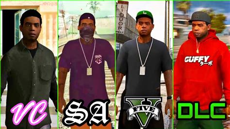 Evolution Of Lamar Davis In Gta Games Mod Youtube
