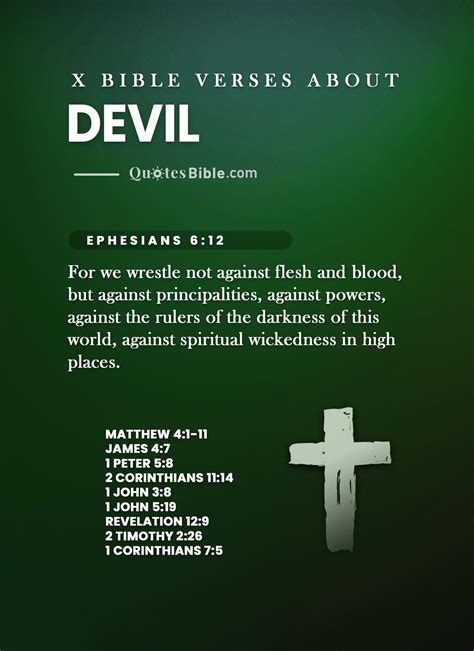 Bible Verses About Devil Bible Verses Verses Bible Knowledge