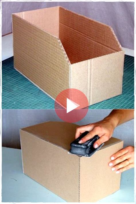 Box With Cardboard Paper Towel Roll Crafts Crafts Paper Flower Wall