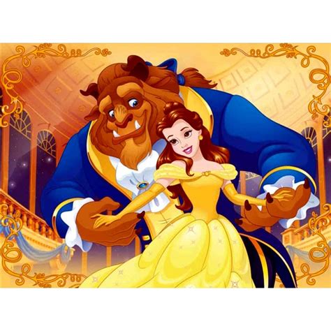 Tnt Painel Bela E A Fera Princesa Disney M X M Tipo Tecido