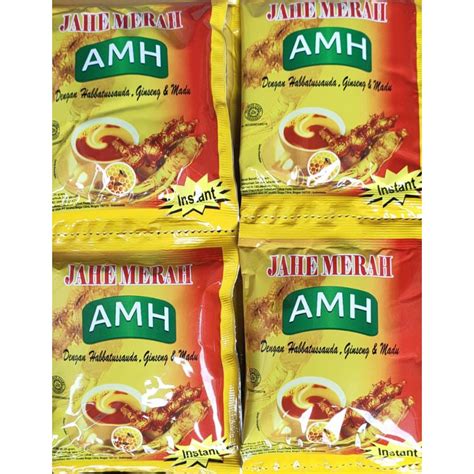 Jual Amh Jahe Merah Gram X Pcs Renteng Shopee Indonesia