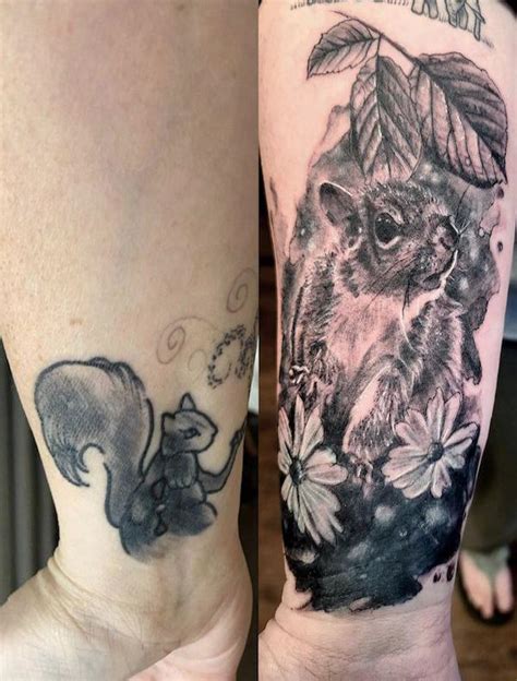95 Incredible Cover Up Tattoos Before And After Art And Design