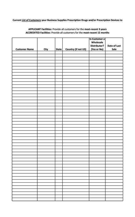 Excel Spreadsheet Template For Customer Database
