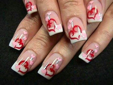 Valentines Nails Designs Cartoon