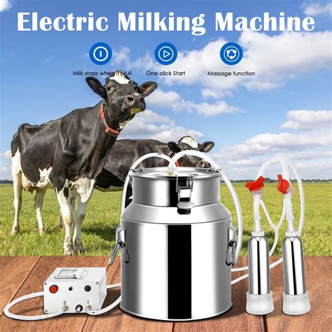 L Milking Machine For Cow Electric Vacuum Pulsation Suction Pump