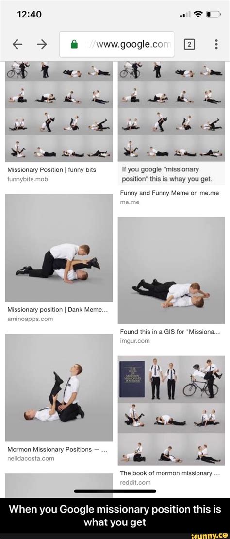 Wwwgoogle Cc OH Wy GH Wy Missionary Position I Funny Bits F You