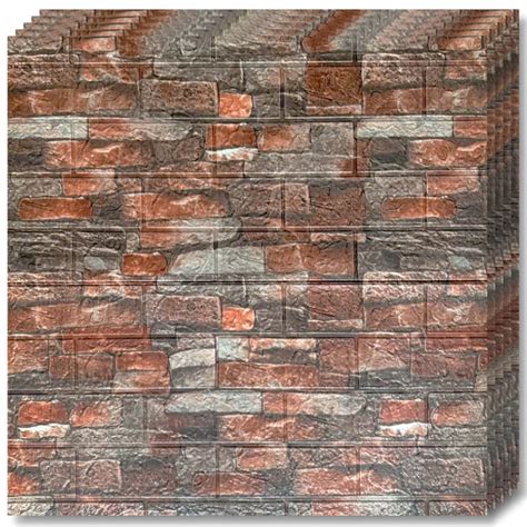 X Panel Panele Cienne D Samoprzylepne Kamie Ceg A Tapeta Mur