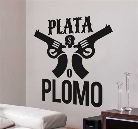 Sticker Frase De Pablo Escobar TenStickers