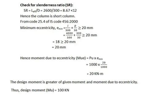 complete rcc column design guide numerical example as per is code
