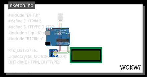 Rtc Lcd Dht Wokwi Esp Stm Arduino Simulator