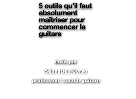 PDF 5 outils quÕil faut absolument ma triser pour commencer la