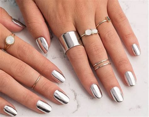 13 Unique Chrome Nails Ideas In 2023 2000 Daily