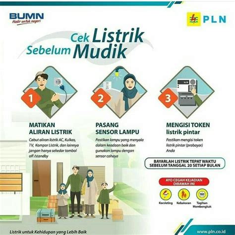 Template Design Himbauan Cek Listrik Sebelum Mudik